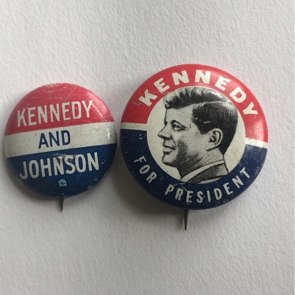 Accessories | Vintage John F Kennedy Buttons Lot Of 2 | Poshmark
